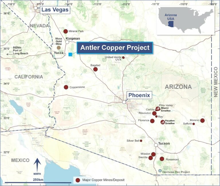 Antler Copper Project, Arizona, USA – New World Resources Limited