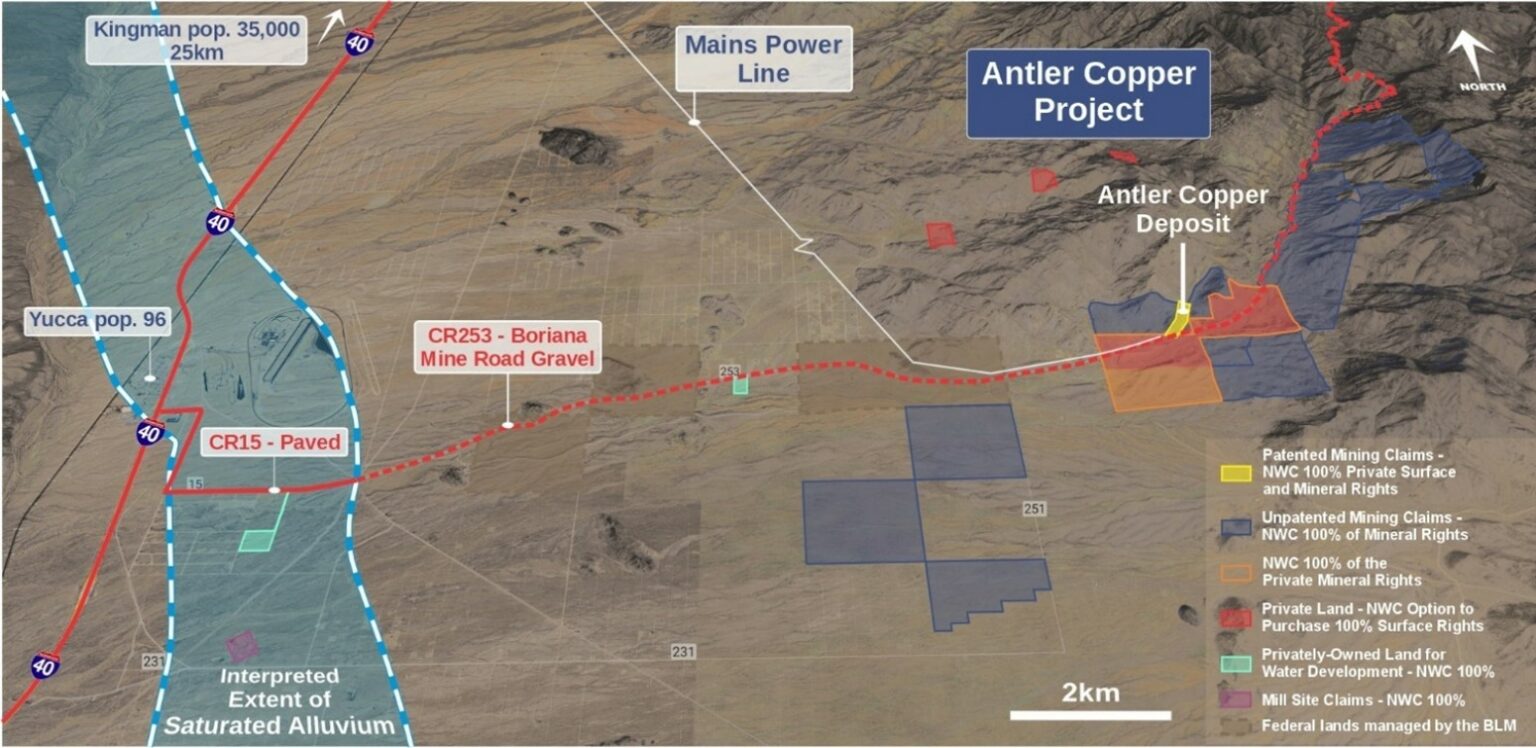 Antler Copper Project, Arizona, USA – New World Resources Limited